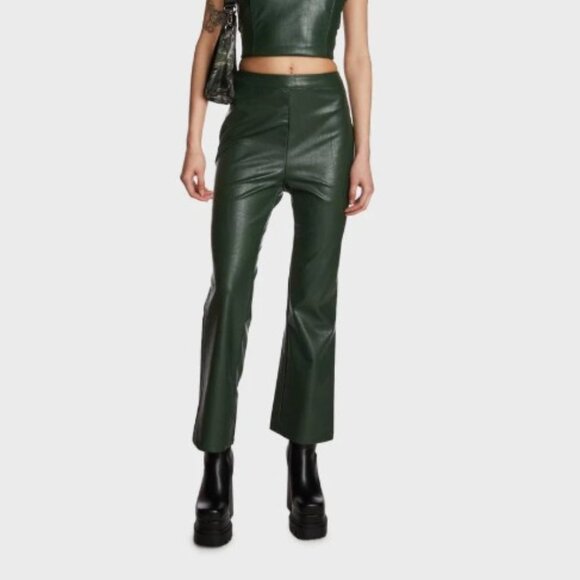 Dolls Kill | Pants & Jumpsuits | Dollskill Rock Superstar Vegan Leather ...